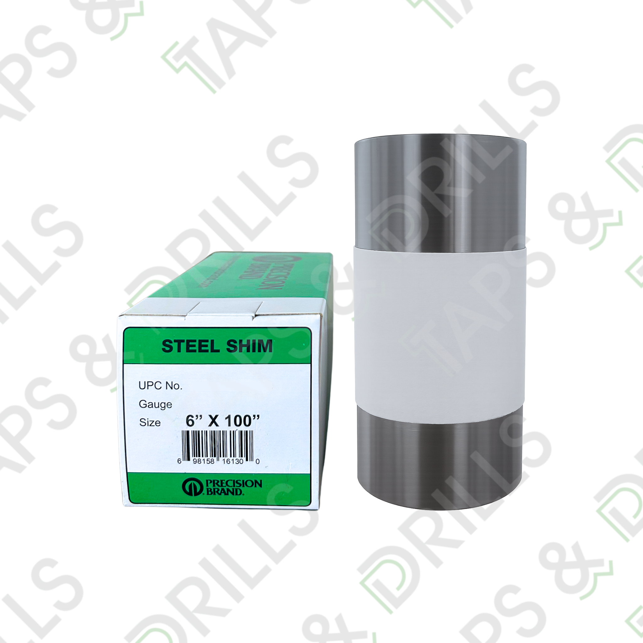 Rollo De Laina De Acero 6" X 100" – Taps & Drills